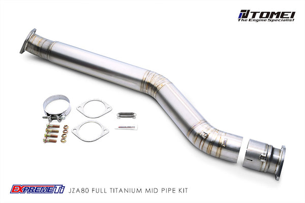 TB6110-TY03A - Tomei Expreme Ti Full Titanium Mid Pipe - Supra MK4 JZA80 – Circuit Spec R