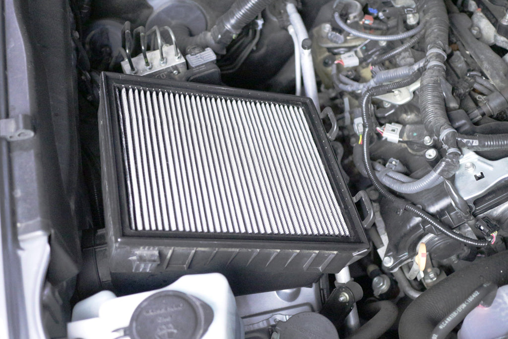 HPS Performance Silicone Air Intake Kit with Drop in Air Filter, Red ...