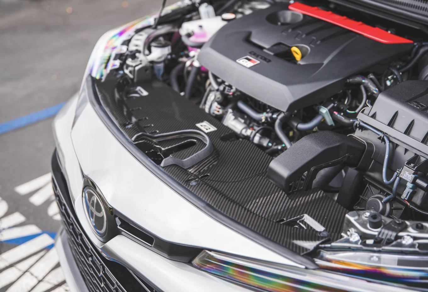 CF-522861 - APR Carbon Radiator Cooling Plate - Toyota GR Corolla (2023 ...