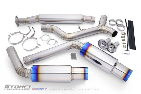 TB6090-SB06B - Tomei Expreme Ti Type R Titanium Single Exit Exhaust for Subaru WRX 2022+ New ...