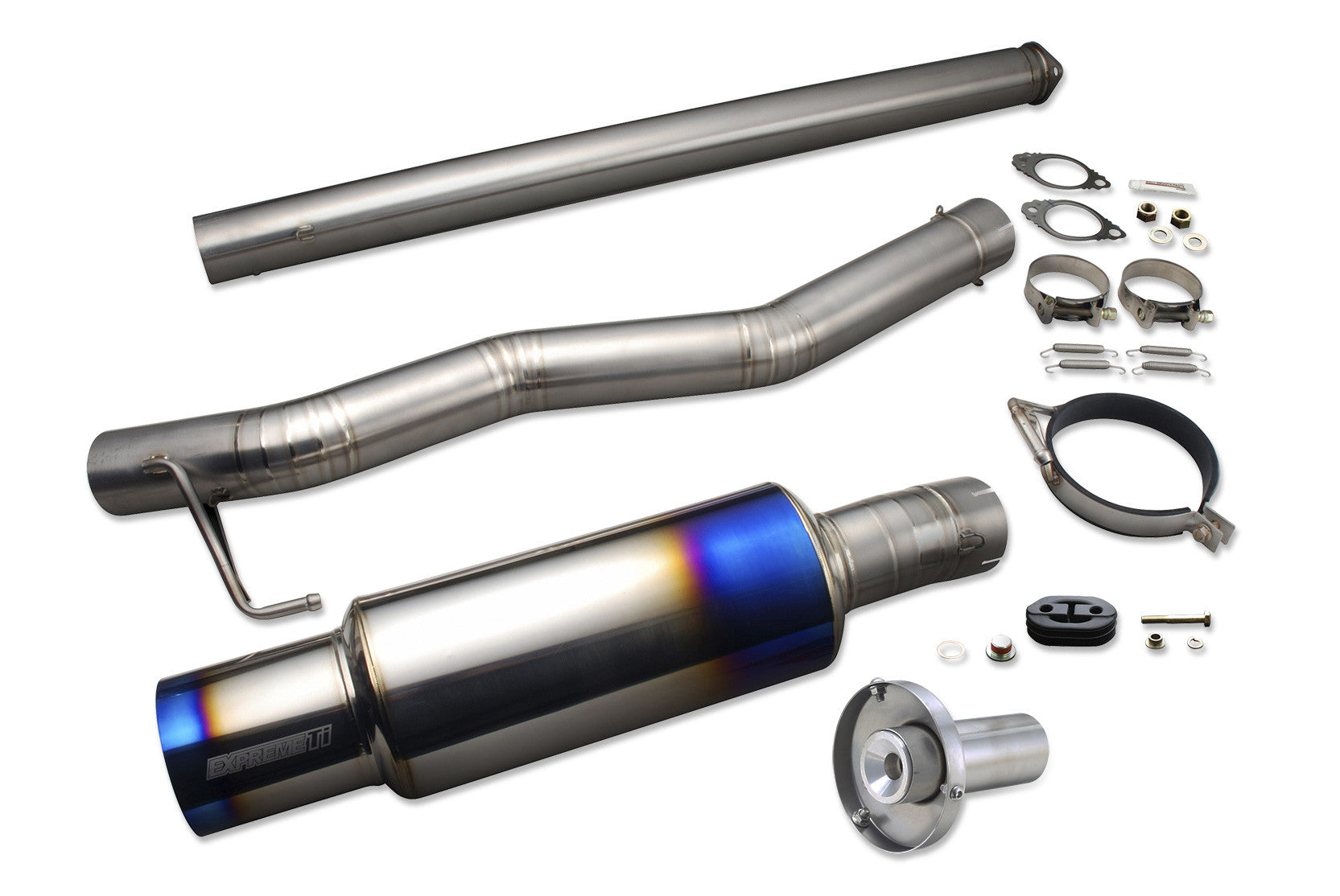 TB6090-MT01A - Tomei Expreme Ti Titanium Single Exhaust System - Mitsubishi Lancer (EVO ...