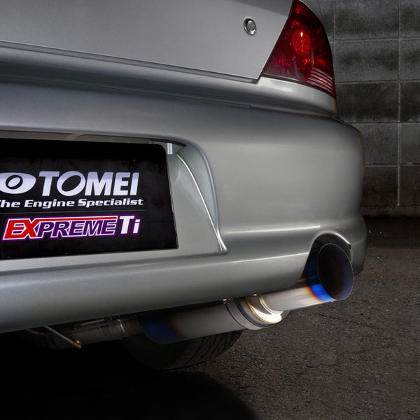TB6090-MT01B - Tomei Expreme Ti Titanium Single Exhaust System - Mitsubishi Lancer (EVO ...