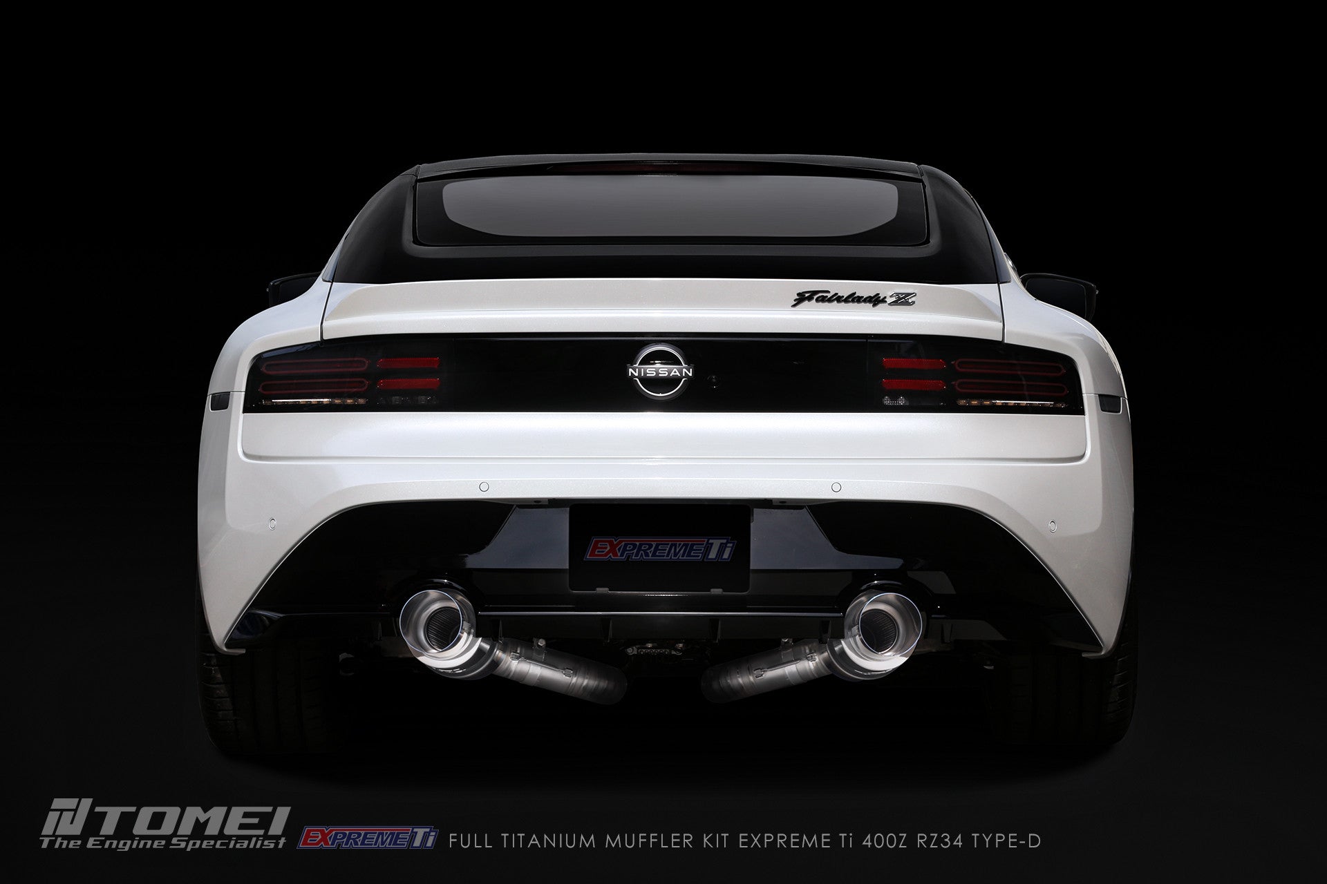 TB6090-NS21D - TOMEI EXPREME TI TITANIUM TYPE D DUAL EXIT EXHAUST SYSTEM - NISSAN RZ34 400Z ...
