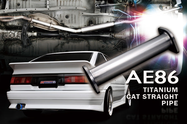 TB6100-TY01A - TOMEI FULL TITANIUM MID PIPE - TOYOTA LEVIN/TRUENO AE86 ...