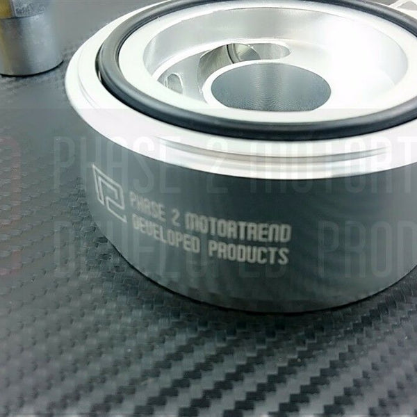 Phase 2 Motortrend (P2M) Direct Type Oil Cooler Filter Block Adapter ...