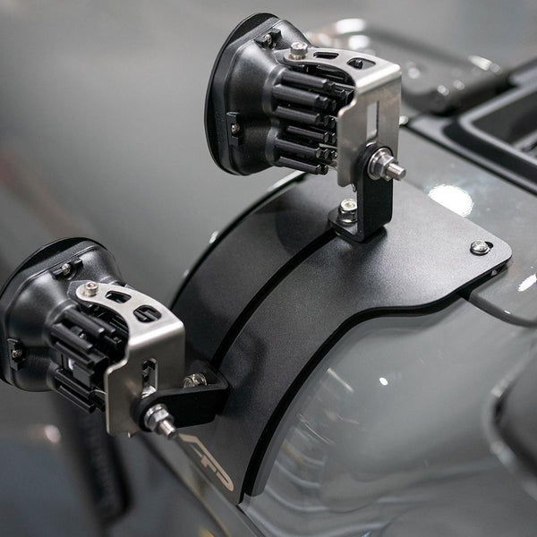 VR-JEEP-915 - VR Performance A-Pillar Adjustable Light Bracket Kit ...