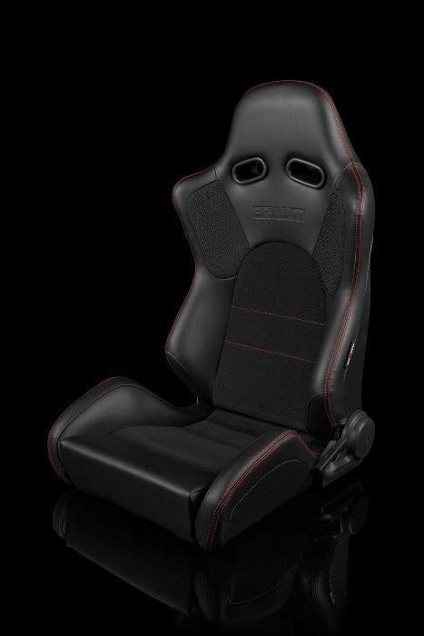 BRR2-BKRS - BRAUM RACING ADVAN SERIES SPORT RECLINABLE SEATS (LEATHER ...
