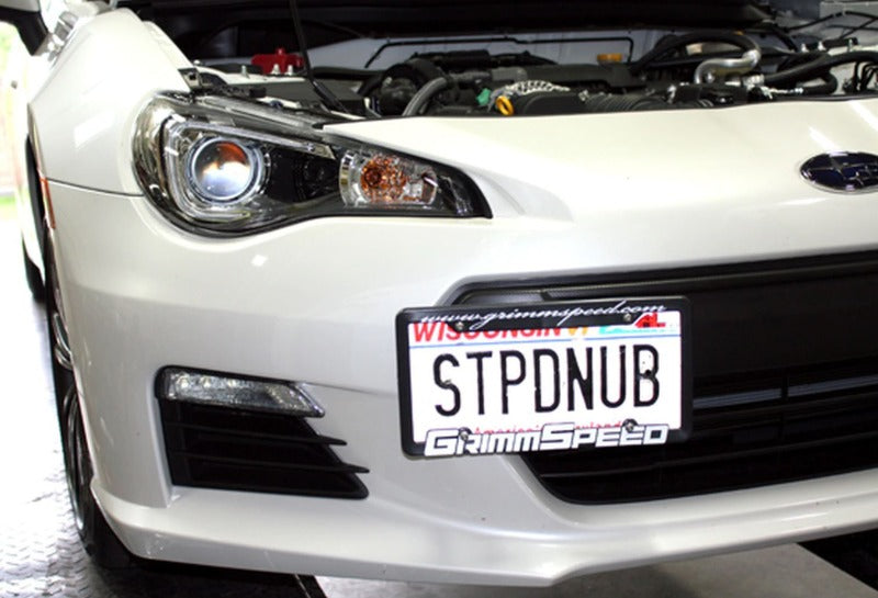 094029 - GrimmSpeed License Plate Holder Relocation Kit - Toyota GT86 ...