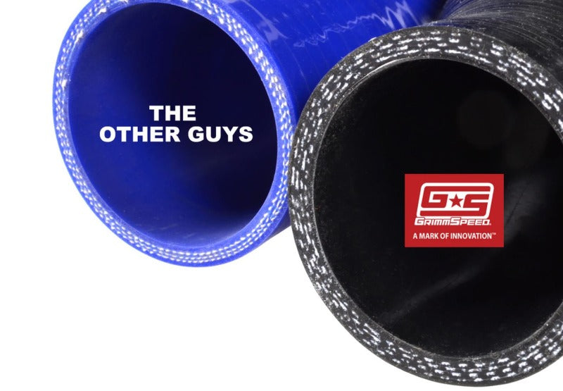 090109 - GrimmSpeed BLACK Top Mount Intercooler Silicone Coupler Kit ...