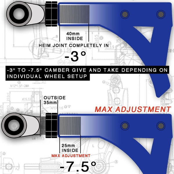P2-FLCALZ3050 - P2M Front Lower Control Arms - Lexus SC300 SC400 (1991 ...