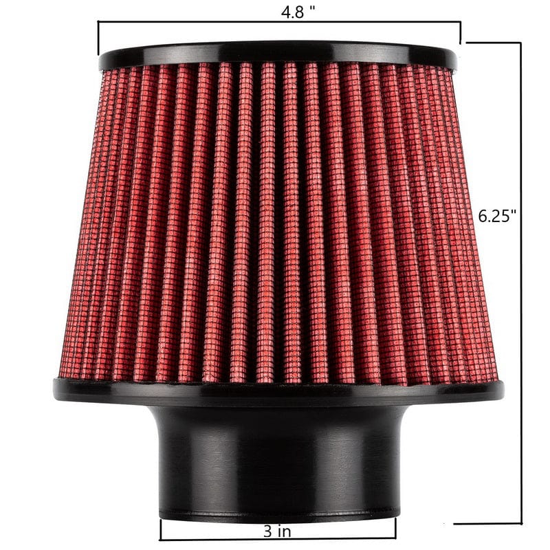 DC Sports 3" Replacement Air Filter 6.25" Tall – Circuit Spec R