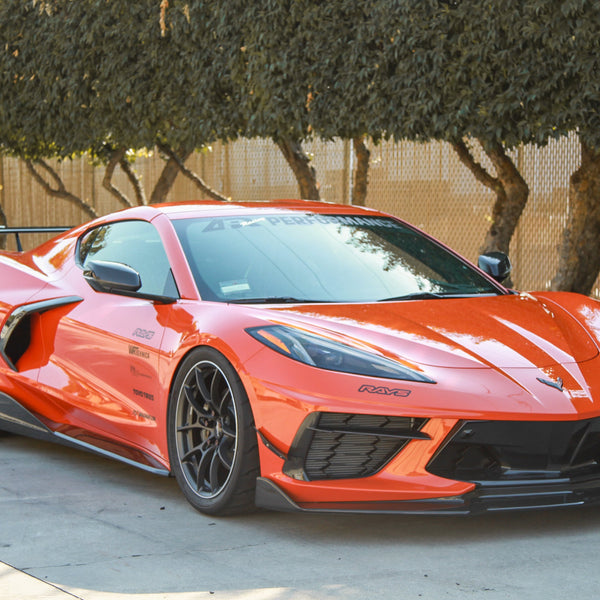 AB-208015 - APR Carbon Fiber Front Canards - Chevy Corvette C8 (2020 ...