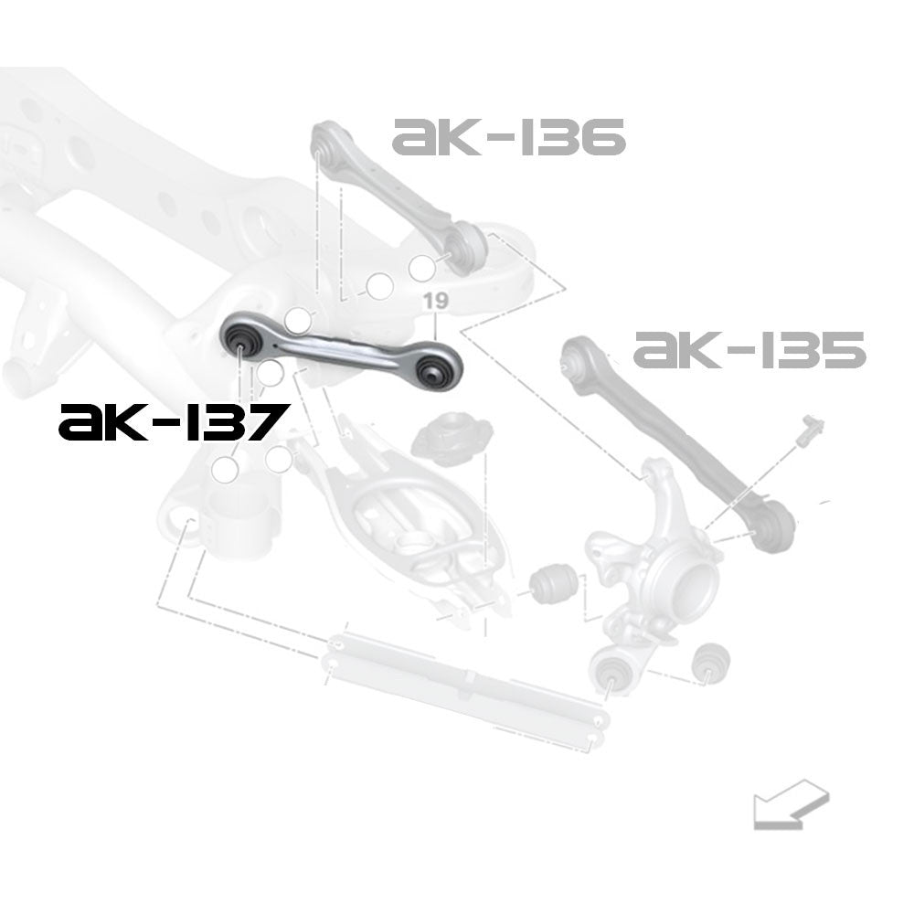 AK-137 - GSP Godspeed Project - BMW X1 (E84) 2012-15 Adjustable Toe ...