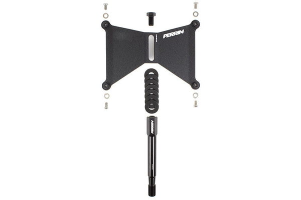 PSP-BDY-207 - Perrin Front License Plate Relocation Kit - Subaru WRX ...