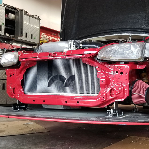 Hybrid Racing K-Swap Fullsize Radiator (92-95 Civic & 93-97 Del Sol w ...